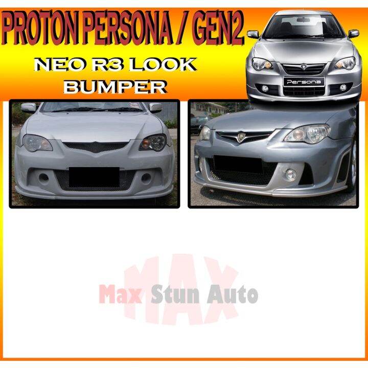 PROTON PERSONA GEN2 NEO R3 FRONT BUMPER WITH LAMP (NEO-R3) BUMPER DEPAN ...