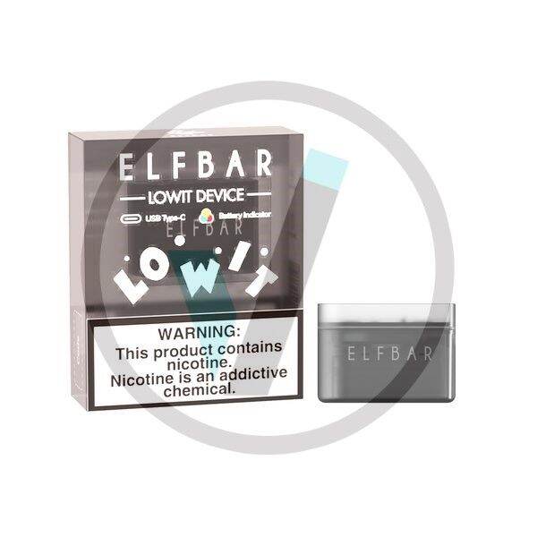 PODVAPES ELFBAR Lowit Disposable Vape Battery/Device Black - Type C ...