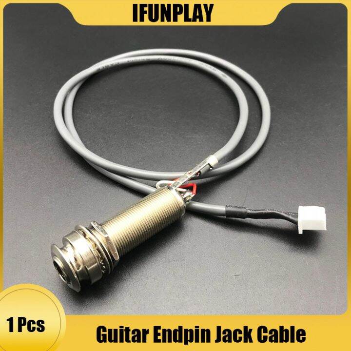 Acoustic Guitar Preamp Endpin Jack 6.35 Pin Jack Socket 3 Pin Plug For ...