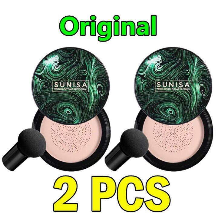 ☼SUNISA Mushroom Head Air Cushion Waterproof Foundation BB Cream SUNISA Air Cushion CC Cream ...