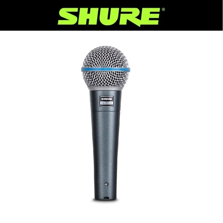 SHURE BETA 58A Dynamic Microphone Super-Cardioid Wired Microphone For Performance Live Vocals ...