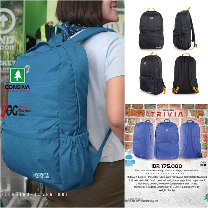 Tas CONSINA TRIVIA Ransel Daypack Backpack | Lazada Indonesia