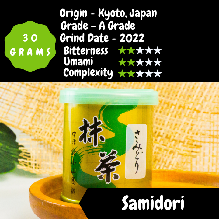 Samidori, MATCHA GREEN TEA POWDER Uji Ceremonial Grade Authentic from ...