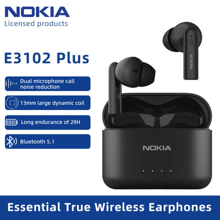 NOKIA E3102 Plus True Wireless Bluetooth Earphone Mini Short Rod Half ...
