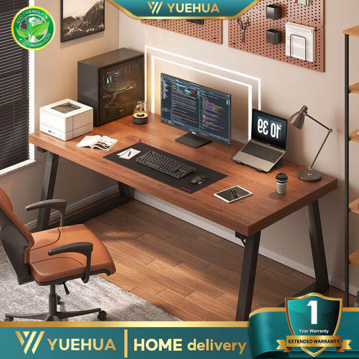 Computer Table Double Esports Desk Home Office Table Wood Student ...