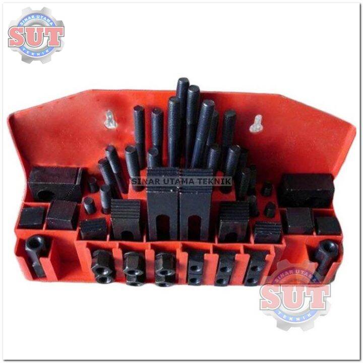 Clamp Set M10 Clamping Kit Jepit Clamping milling Set 10 Klem Proses ...