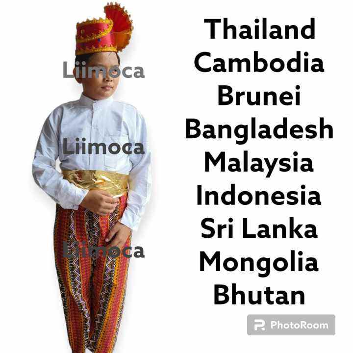 brighting star's UNITED NATION COSTUME\\ THAILAND CAMBODIA/ BRUNEI/BANGLADESH/MALAYSIA ...