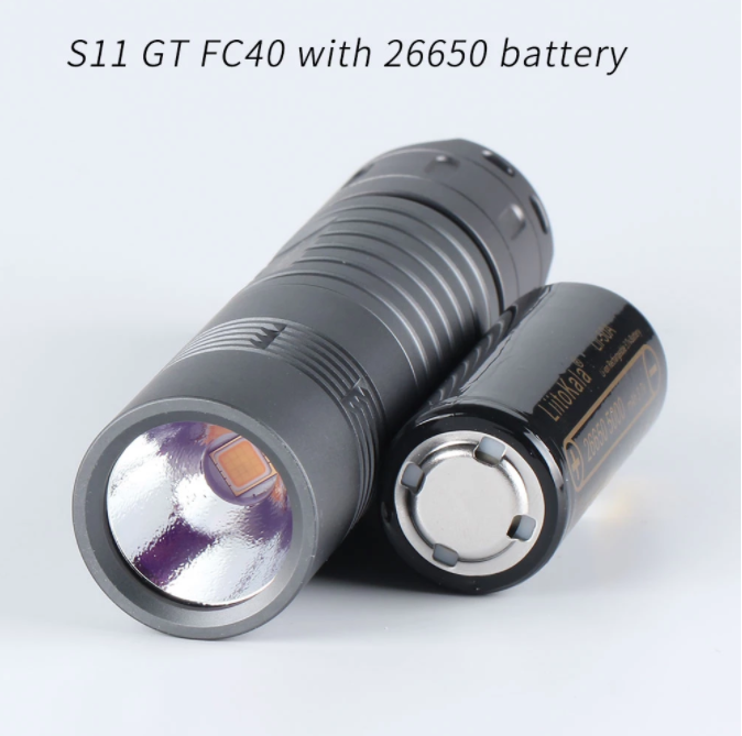 Convoy S11 GT FC40 high color rendering 26650 flashlight, astigmatism ...