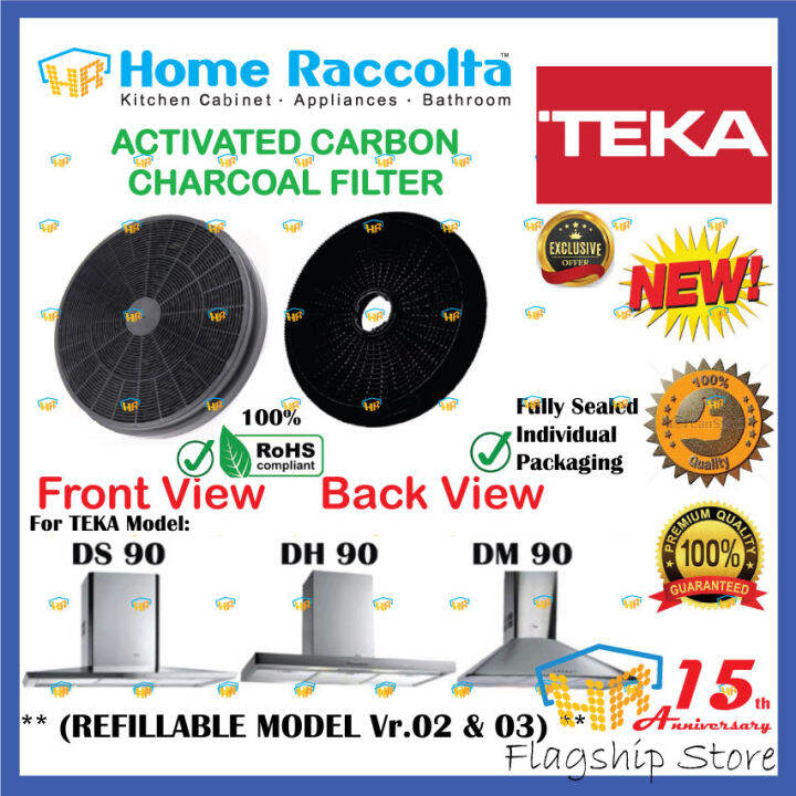 Activated Carbon Filter For Teka Cooker Hood Teka DS90 DH90 DM90 Charcoal Filter | Lazada