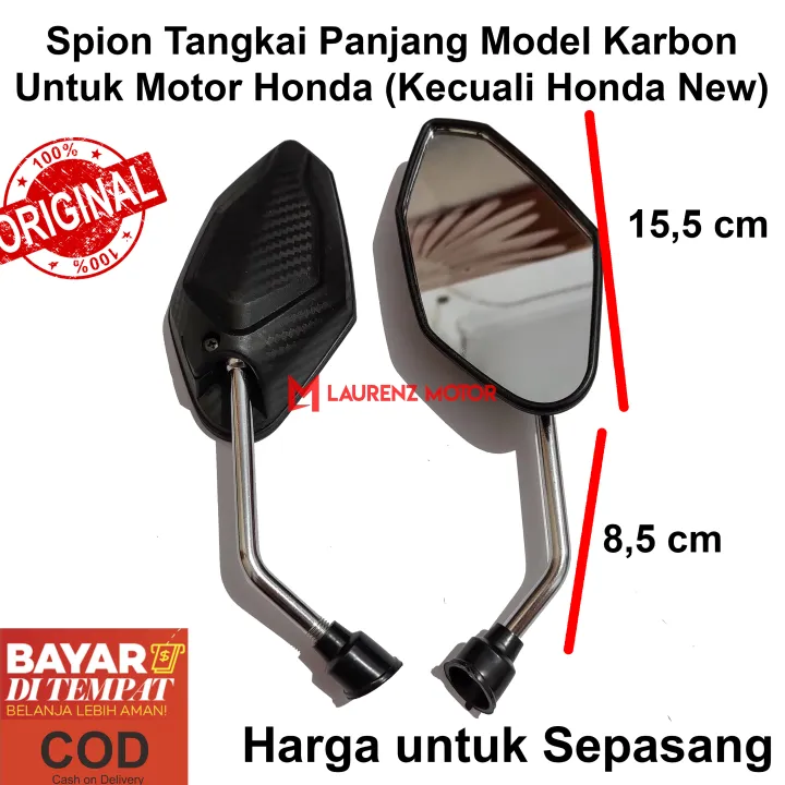 Spion Motor Variasi Tangkai Panjang Model Carbon Vario 150 Karbon Cocok ...