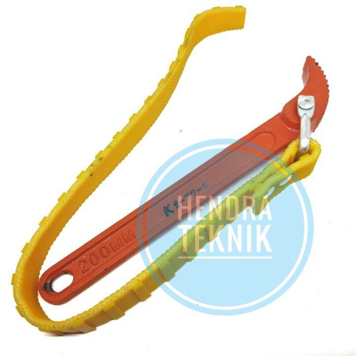 KUNCI FILTER SABUK 8" 12" OIL FILTER WRENCH 20cm 30cm ALAT BUKA PASANG ...