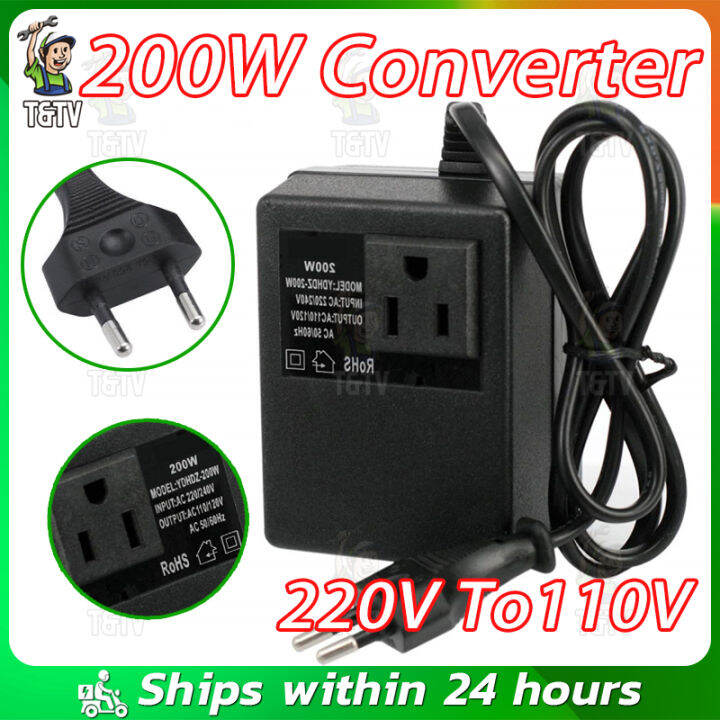 Intelligent Efficient Household 200W AC 220V To 110V Step Down ...