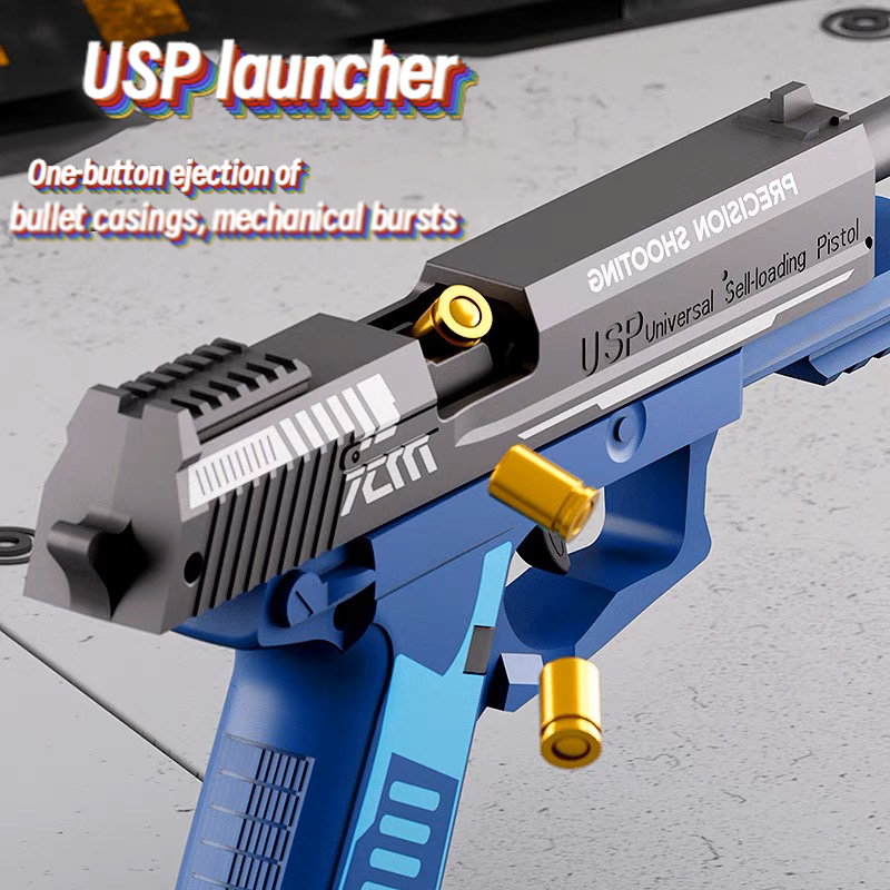 ปืนของเล่น ปืนเด็กเล่น ปืนของเล่นเด็ก USP Glock ของขวัญสำหรับเด็ก การ ...