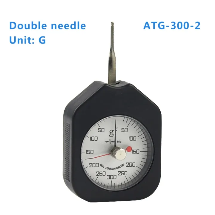 ATG-300-2 Dial Tension Meter Analog Force Gauge Double Pointer Force ...