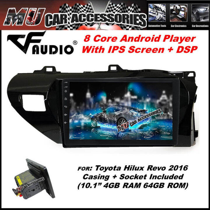 (4GB RAM 64GB IPS + DSP) VF Audio Fly Series Toyota Hilux Revo 2016 10. ...