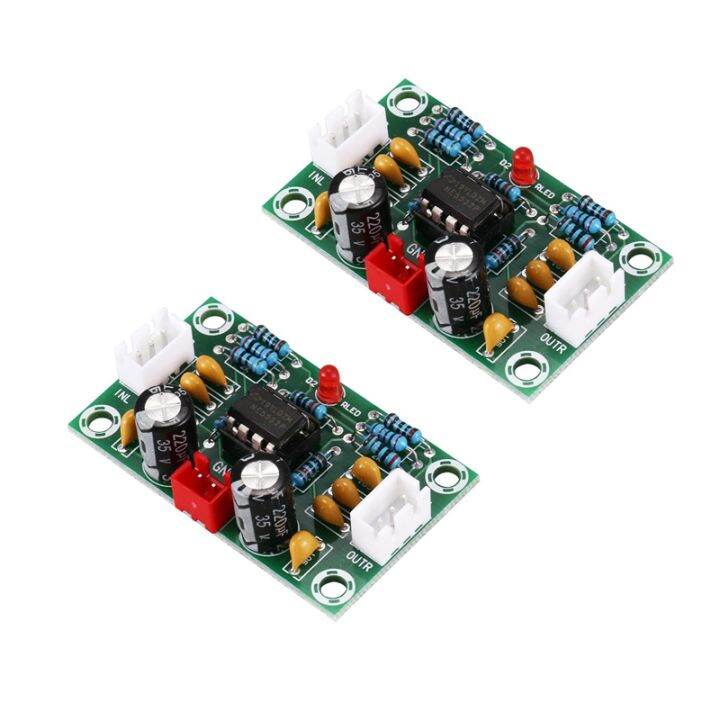 Mini Preamp Op Amp Module Amplifier Dual Channel NE5532 Preamplifier Tone Board 5 Times Wide ...