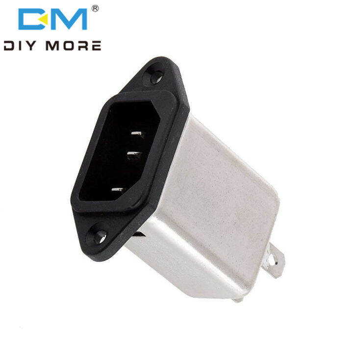 【100% Original】diymoreEMI RFI Filter AC 250V 10A CW1D-10A-T Suppressor Power Line Noise Filter ...