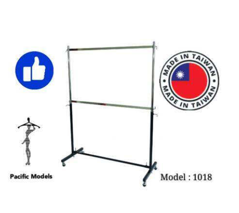 Fully Metal Adjustable Double Decker Garment Clothing Rack (6.5ft ...