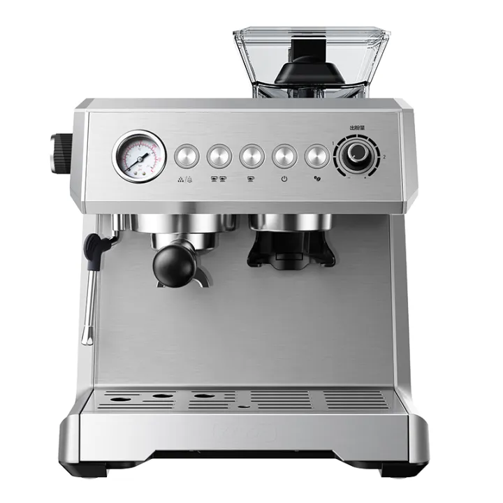 ZZUOM commercial coffee machine grinding integrated espresso machine ...