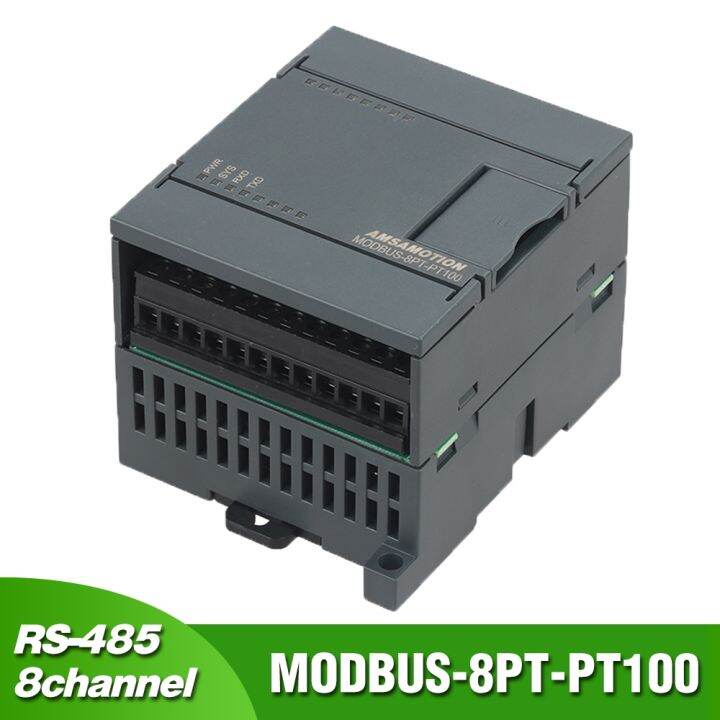 MODBUS 8PT PT100 Temperature Acquisition Module 8 channel RS485 Modbus RTU Sensor Transmitter ...