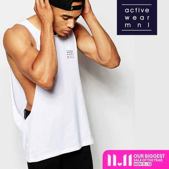 Open Side Muscle Tee Sando for Men (Dri-Fit) by Active Wear MNL | Lazada PH