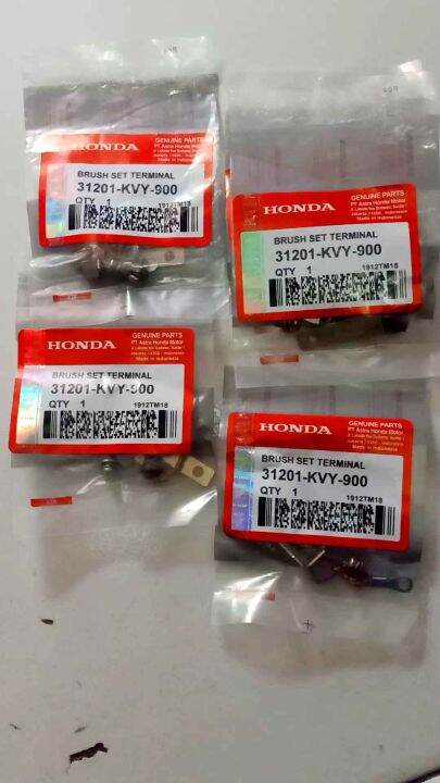 Areng stater motor Honda beat injeksi brush set terminal 31201-KVY-900 ...