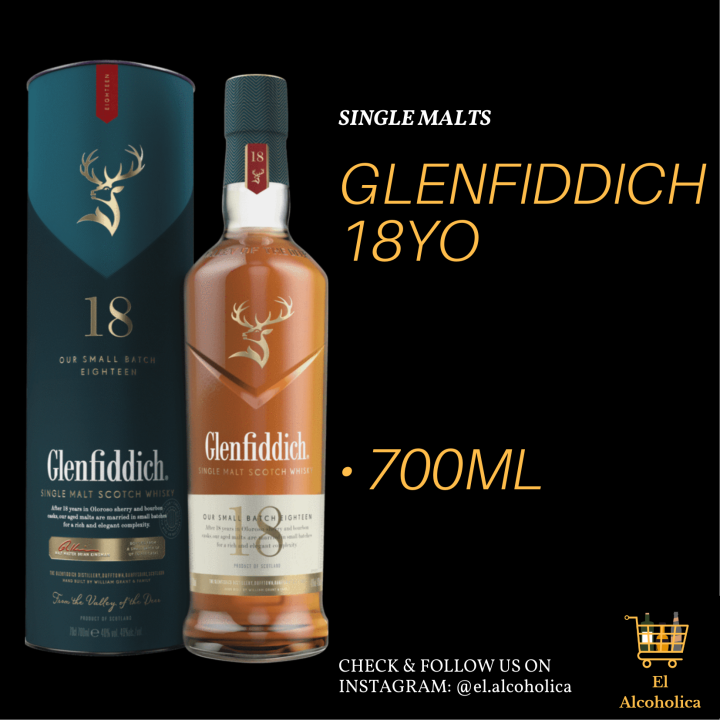 Glenfiddich 18 Year Old 700ml | Lazada PH
