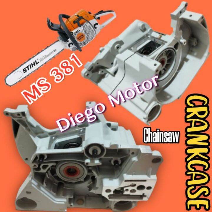 MS381 381 Crankcase Bodi Blok Kiri Kanan Set Mesin Chainsaw Senso Sthil ...
