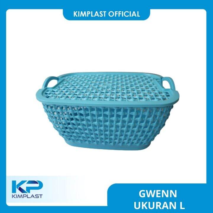 KIMPLAST Keranjang Gwenn Ukuran L/ Keranjang Bahan Plastik Multifungsi ...
