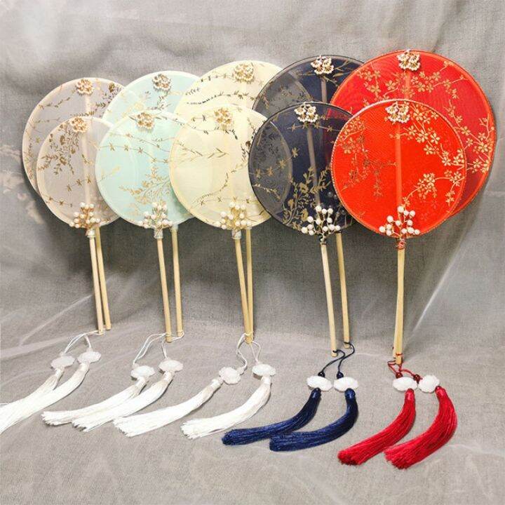 Small fan antique children's Mini group students' Hanfu classical round ...