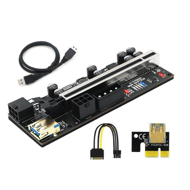 PCIE Riser 010 010X VER010X 010S Plus USB 3.0 Cable Cabo Riser GPU PCI ...