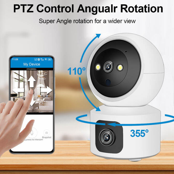 [Mode 2023] Camera IP Wifi ngoài trời Yoosee QC7 ( 2 MẮT CAMERA ) Có ...