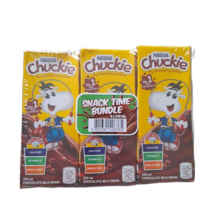 Nestle Chuckie 250ml x 6pcs Bb: June 30, 2024 | Lazada PH