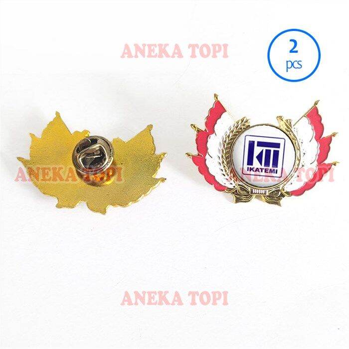 Lencana Logo IKATEMI Pin IKATEMI Pin Bros Wing Logo Ikatan Elektromedis ...