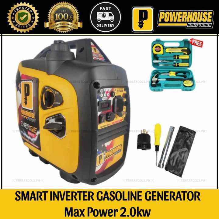 POWERHOUSE PH-ENERGIE-4000-INVERTER Smart Inverter Gasoline Generator ...