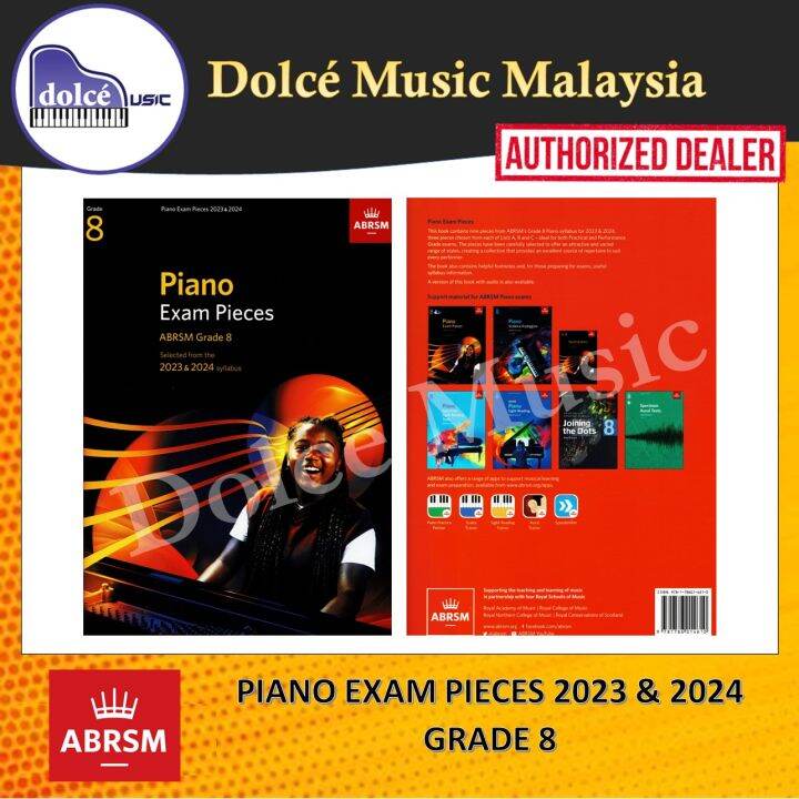 ABRSM - Piano Exam Pieces 2023 & 2024 - Grade 8 | Lazada