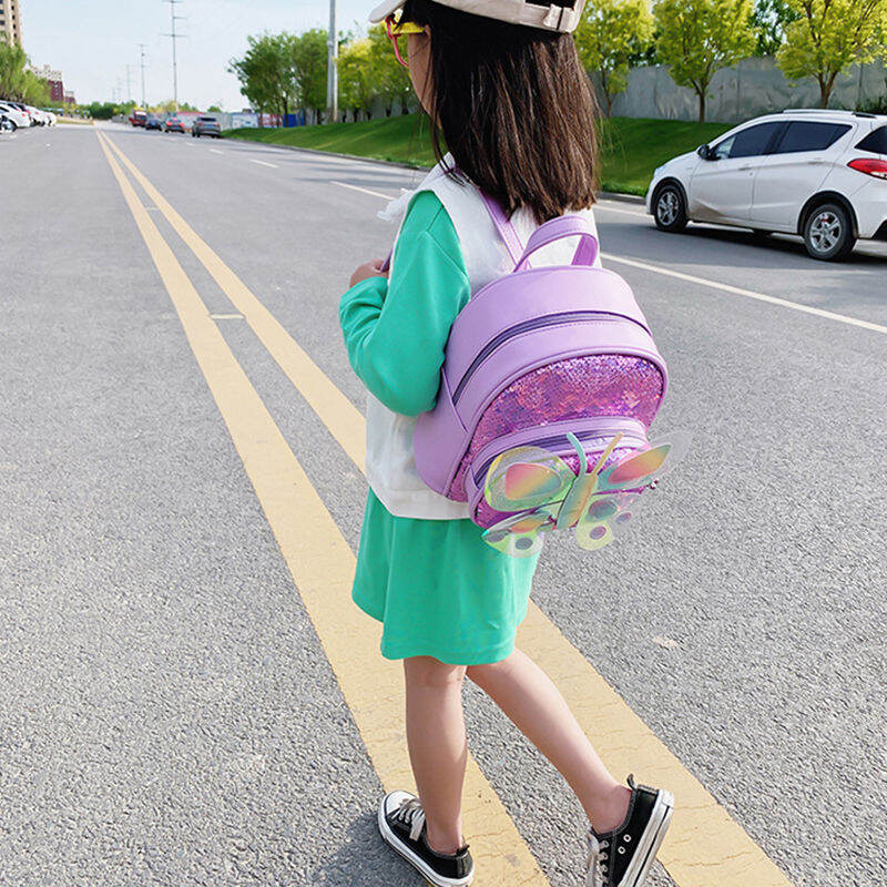 Yidea Hongkong】การ์ตูนเลเซอร์เลื่อมน่ารักกระเป๋านักเรียนกระเป๋าสะพายลาย ...