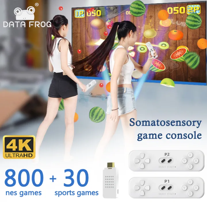 DATA FROG Y2 Fit 4K Somatosensory Wireless Game Console Game Stick ...