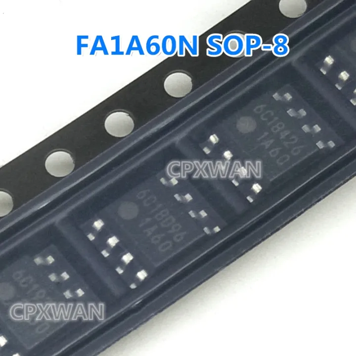 5ชิ้น FA1A60N 1A60 SOP-8 FA1A60N-C6-L3 SOP8 SMD ชิปจัดการพลังงาน IC ...