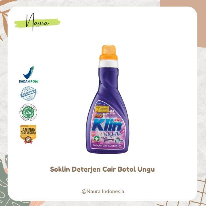 So Klin Deterjen Cair Violet Botol - 1000ml | Lazada Indonesia