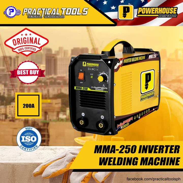 POWERHOUSE MMA-250 INVERTER WELDING MACHINE | Lazada PH