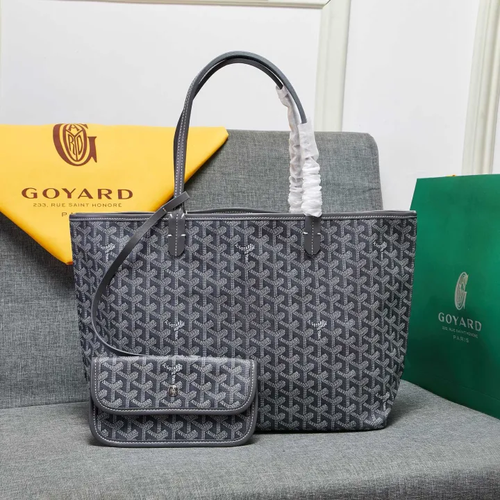 Elegan Goyard Goya Beg Beli-Belah Kulit Wanita Anjing Gigi Bakul Sayur ...