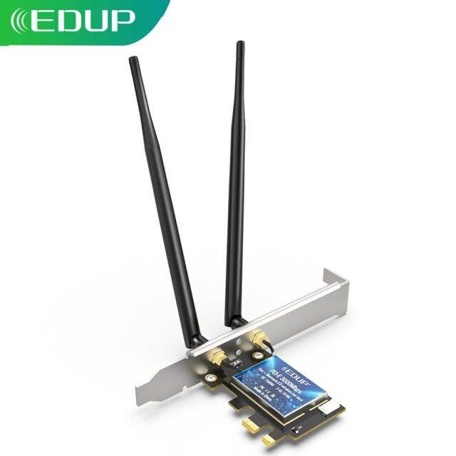 Edup Dual Band Wifi 6 3000Mbps Pcie Intel ตัวรับสัญญาณ Wifi Ax200บลูทูธ5.1 802.11ax เครือข่าย ...