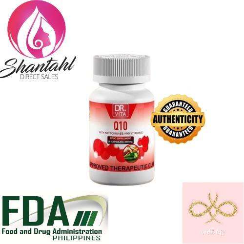 Dr. Vita Q10 with Nattokinase and Vitamin E 500mg 30 capsules | Lazada PH