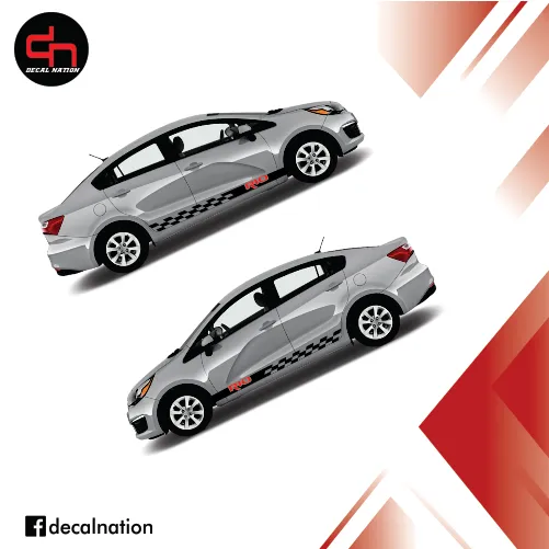 KIA RIO Design 1 Cut Out Vinyl Sticker | Lazada PH