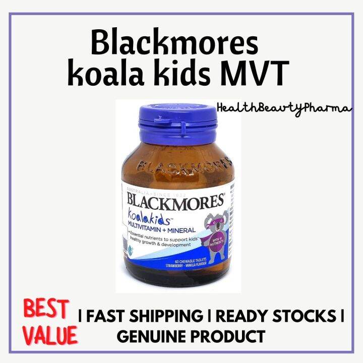 Blackmores KoalaKids Multivitamin & Mineral 60s (chewable tablets ...