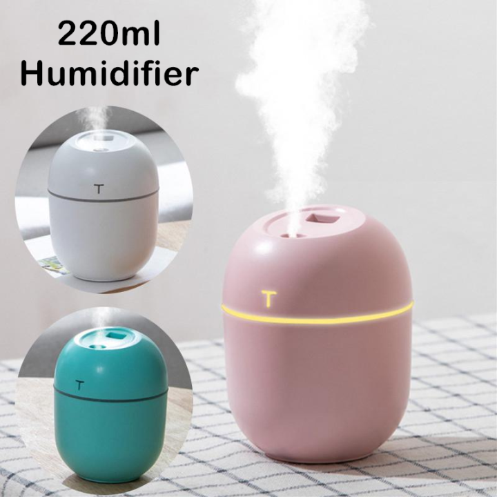 220ml Air Humidifier Mini Led Light Usb Portable Aroma Essential Oil