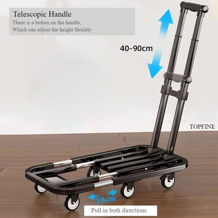 [Ready Stock]TOPFINE 200KG/350KG Extended Version Retractable Delivery ...