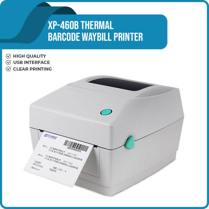 XP-460B Waybill Printer Officom A6 Size (USB+BLUETOOTH) Heavy Duty ...