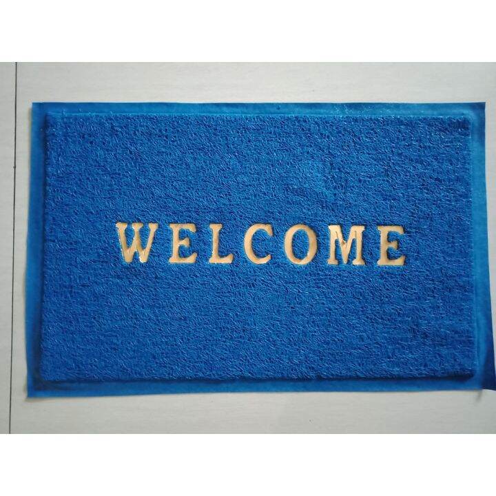 aK*COD [#241] Welcome Floor Mat Heavy Duty Synthetic Wool Entrance ...